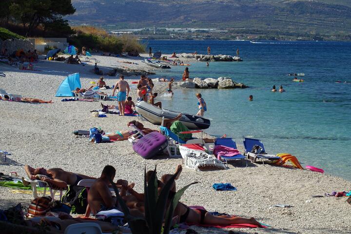 Plaża: Guje, Čiovo - Slatine | Najlepsze plaże w Chorwacji | Adriatic.hr